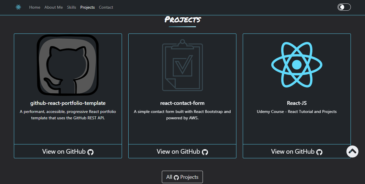jee-jee.github.io | A performant, accessible, progressive React portfolio template that uses the ...